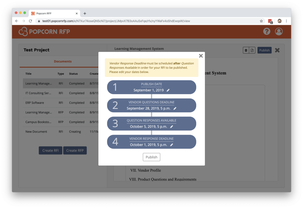 Months to Minutes: How to create, issue, and manage RFIs and RFPs (part ...